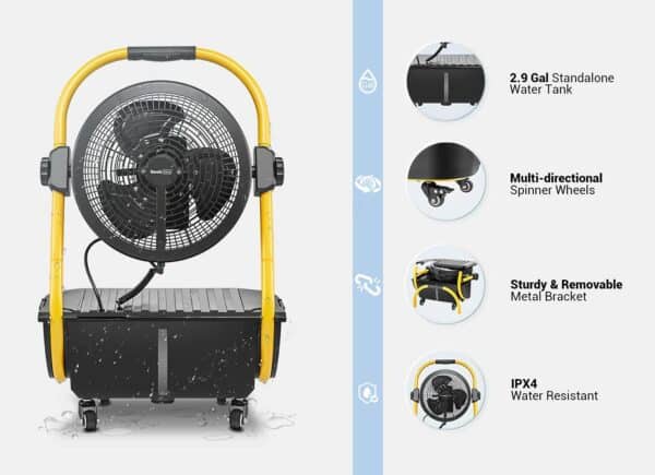 11 Best Outdoor Misting Fans in 2024 [Out of 25 Tested]