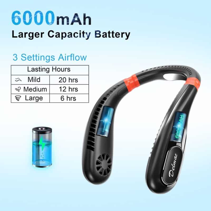 Batteries for Neck Fans - Charging Time and Battery Life