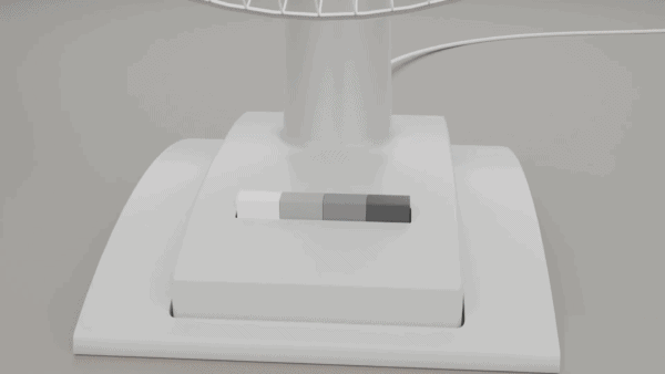 What is an oscillating (rotating) fan and how does it work?