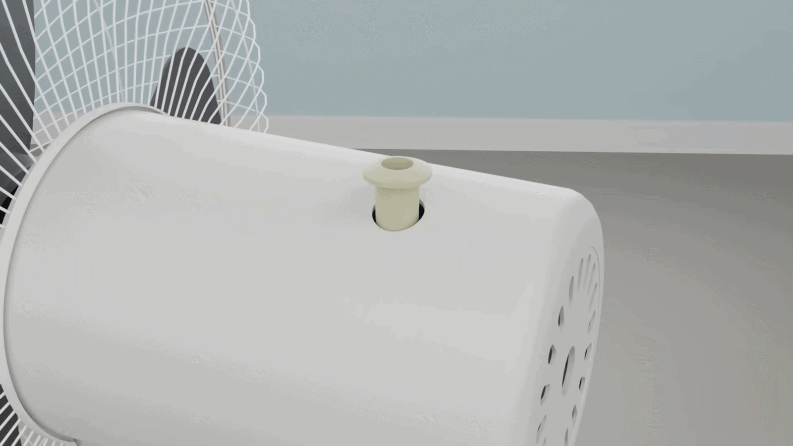 What is an oscillating (rotating) fan and how does it work?