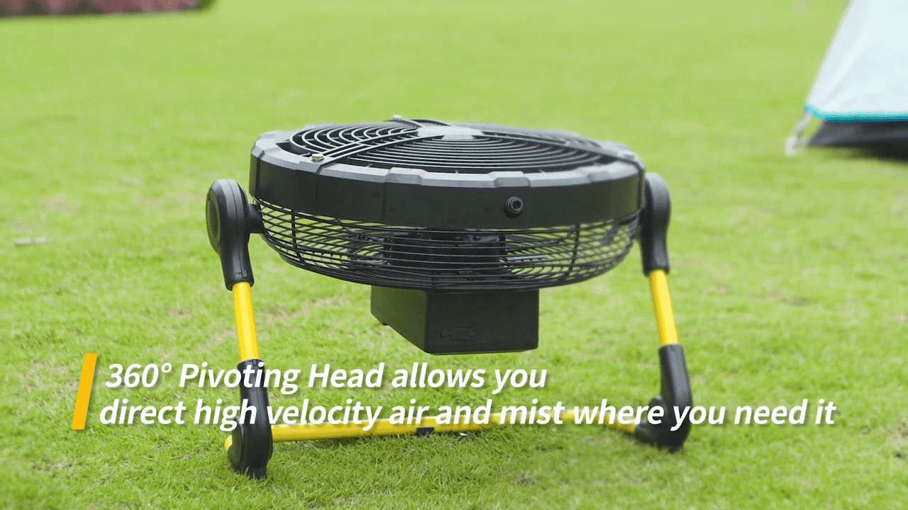 Geek Aire Battery Operated Misting Fan Review